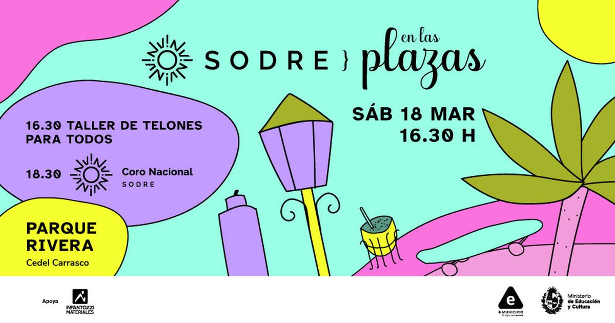 Sodre continua con el programa Sodre en las plazas