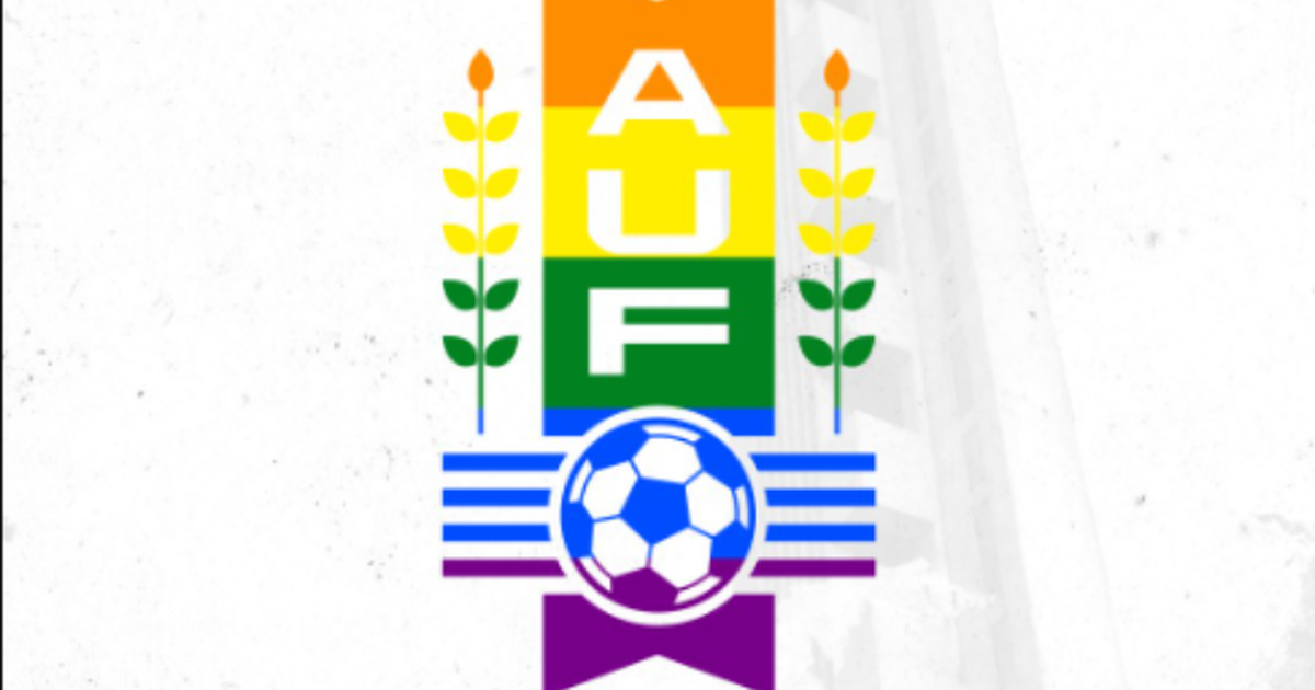 AUF pintó su logo con colores de la bandera del orgullo LGTB