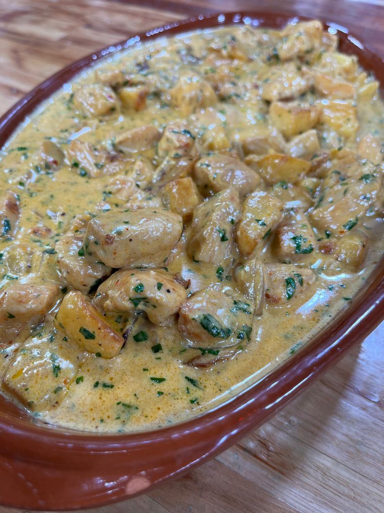 Marcelo Bornio compartió la receta para preparar revuelto de pollo y papa