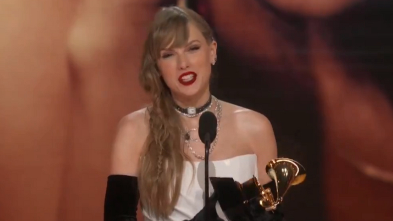 Taylor Swift hizo historia en los Grammy