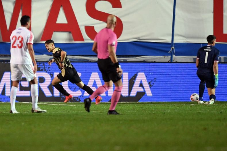 Valentín Rodríguez anotó el mejor gol de la Sudamericana según los hinchas