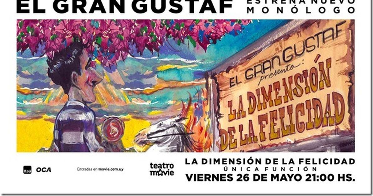 El Gran Gustaf estrena su nuevo monólogo en el Movie