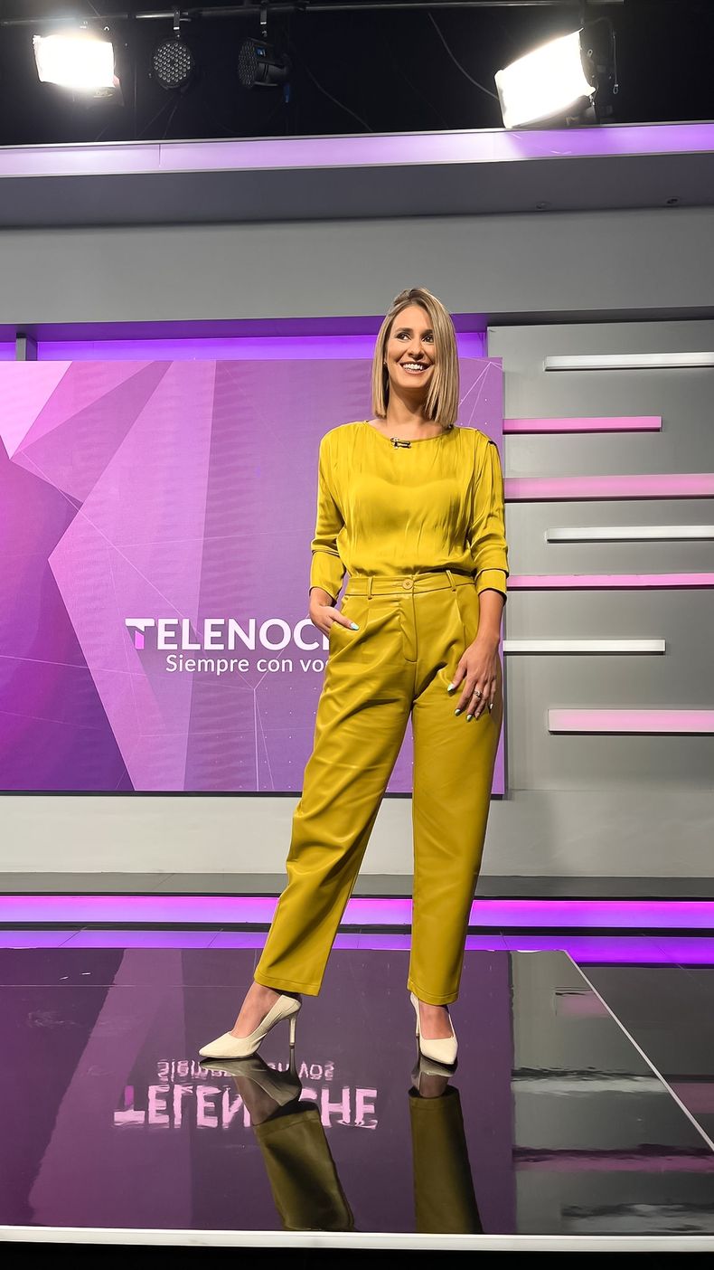 Viviana Ruggiero pronta para estar al frente del nuevo Telenoche