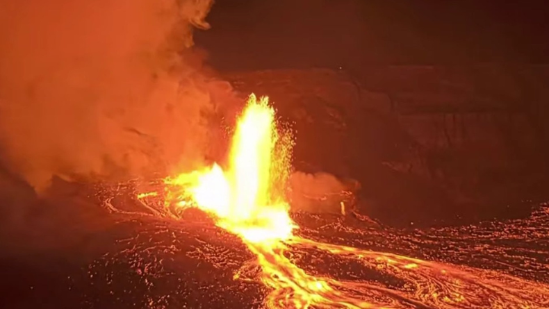 Devastador volcán Kilauea sigue activo en Hawái: los chorros de lava llegan a 300 metros de altura