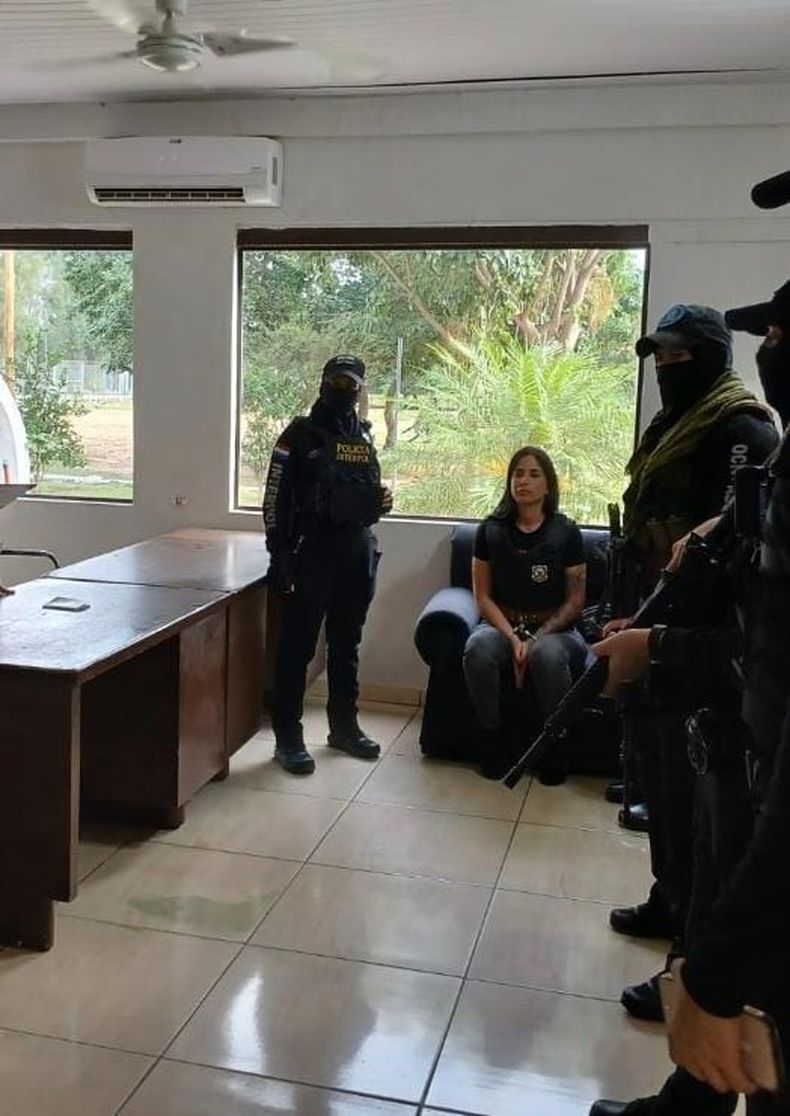 Giannina García Troche llegó a Paraguay tras ser extraditada desde España