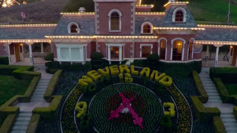 Así se ve Neverland, la mansión de Michael Jackson, desde un drone