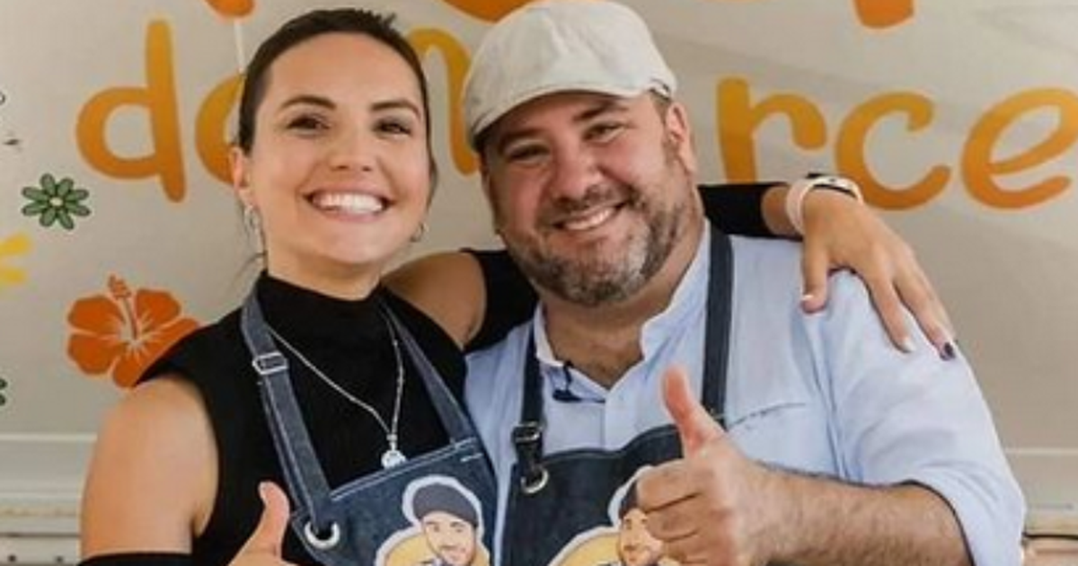 Leticia Fernández y el ping pong con Marce Bornio